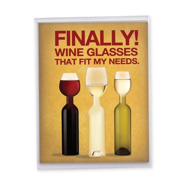 1 Large Funny Happy Birthday Greeting Card (8.5 x 11 Inch) - Kick Grass ...