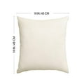 18 X 18 Inch Winter Holiday Decorative Throw Pillow Cover, Linen ...