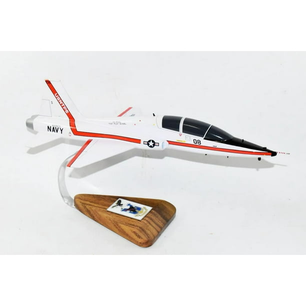 US Navy Test Pilot School T-38C Talon Model, 1/32 (18) Scale, Mahogany ...