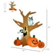 HomCom Tall Haunted Tree Outdoor Lighted Halloween Yard Inflatable ...