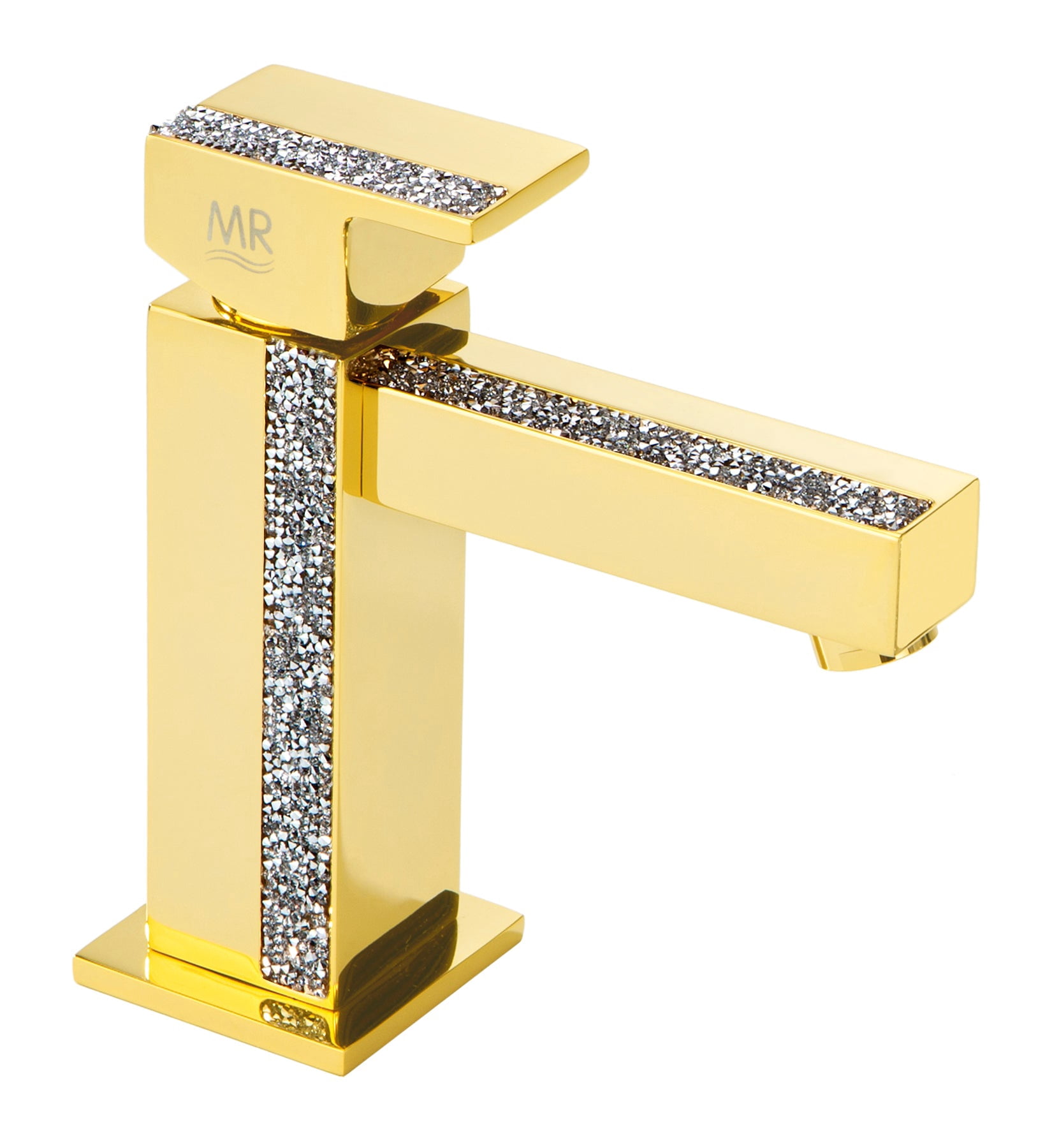 Petra Swarovski single handle bathroom sink faucet. Swarovski crystals ...