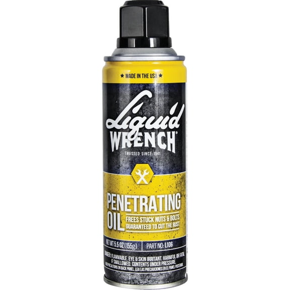 Liquid Wrench Penetrating Oil Spray – Lubricant for Bolts, Nuts & Locks ...