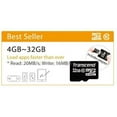 Transcend 4GB MicroSDHC Class10 Memory Card with Adapter 30 MB/s TS4GUSDHC10 - Walmart.com