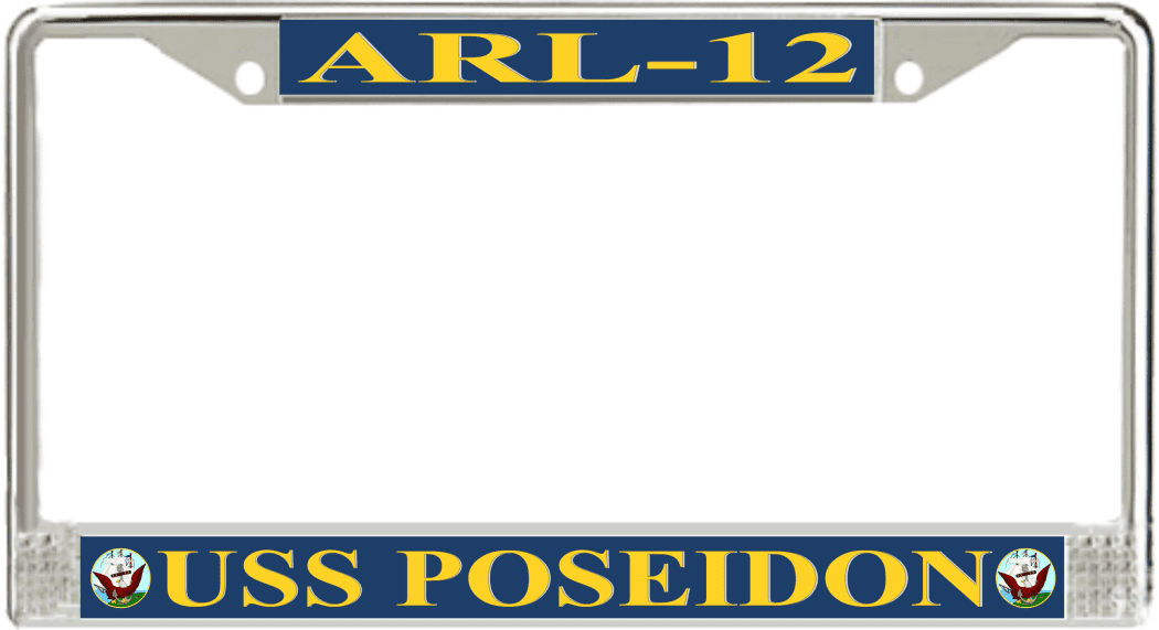 USS Poseidon ARL-12 License Plate Frame - Walmart.com