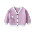 Baby Girl Cardigan Long Sleeve Button Down Knit Sweatshirt Toddler Baby ...