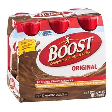 Nestle Boost High Protein Balanced Nutritional Drink Chocolate 8 oz ...