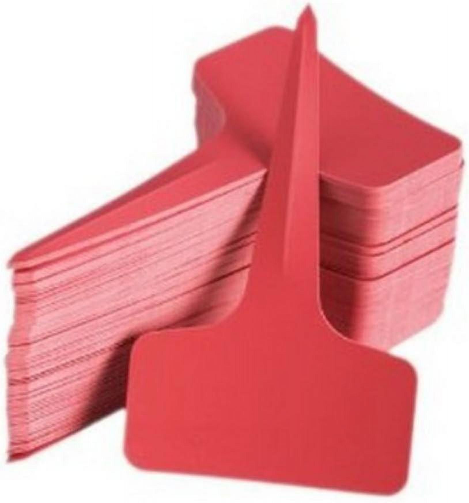 Pack Of 100 Plastic Plant Markers, T-type Labels, 6 X 10 Cm Plant ...