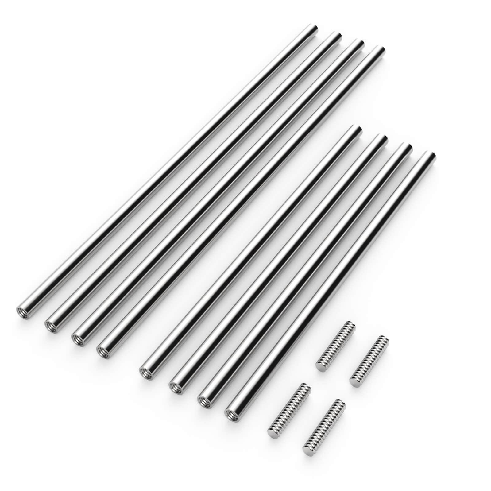 Anti-corrosion Aluminum Support Rods for 40" Wide Garden Beds, 4 Pack ...
