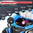 Funcid 24V Ride-on Battery Operated Car for Kids with Remote Control ...