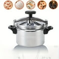 5/9.5QT Aluminum Pressure Cooker And Everyday Stew Pot - One-Twist Lock ...