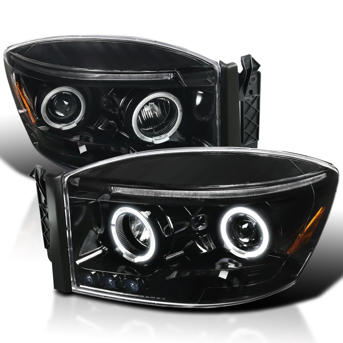 Click here for Spec-D Tuning Jet Black Dual Halo Projector Headli... prices