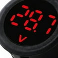 Waterproof Voltmeter Round Voltmeter Meter Detector Tester 5-100V Gauge ...