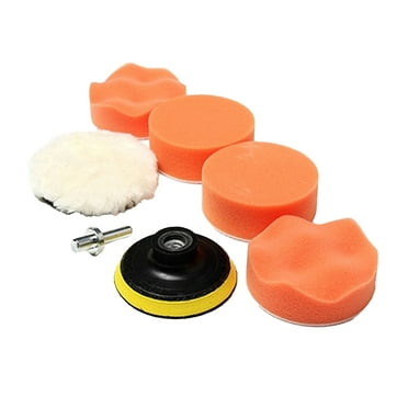 ZPAQI 4Pcs 7 inch Buffing Polishing Sponge Pads Kit For Car Polisher ...