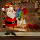 10" Metal Bobble Santa - Walmart.com