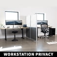 VIVO Modular Wall System, 2 PET + Magnetic Whiteboard Panels, Office ...