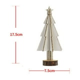 Christmas Tree Tabletop Ornament Wooden Christmas Tree Christmas Scene ...