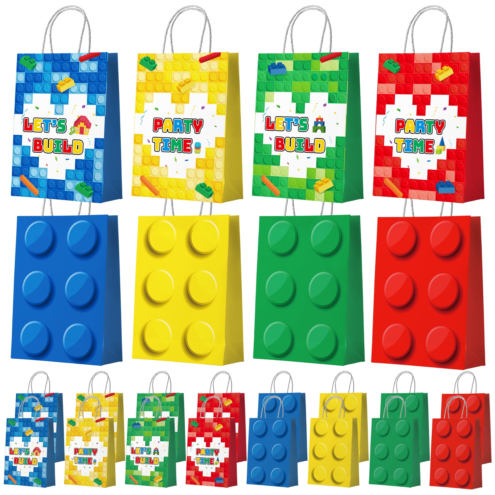 Click here for Elifjoydeco Building Block Party Favor Bags 24 Pcs... prices