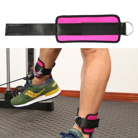 facefd Fitness Adjustable D-Ring Ankle Strap Foot Support adjustable d ...