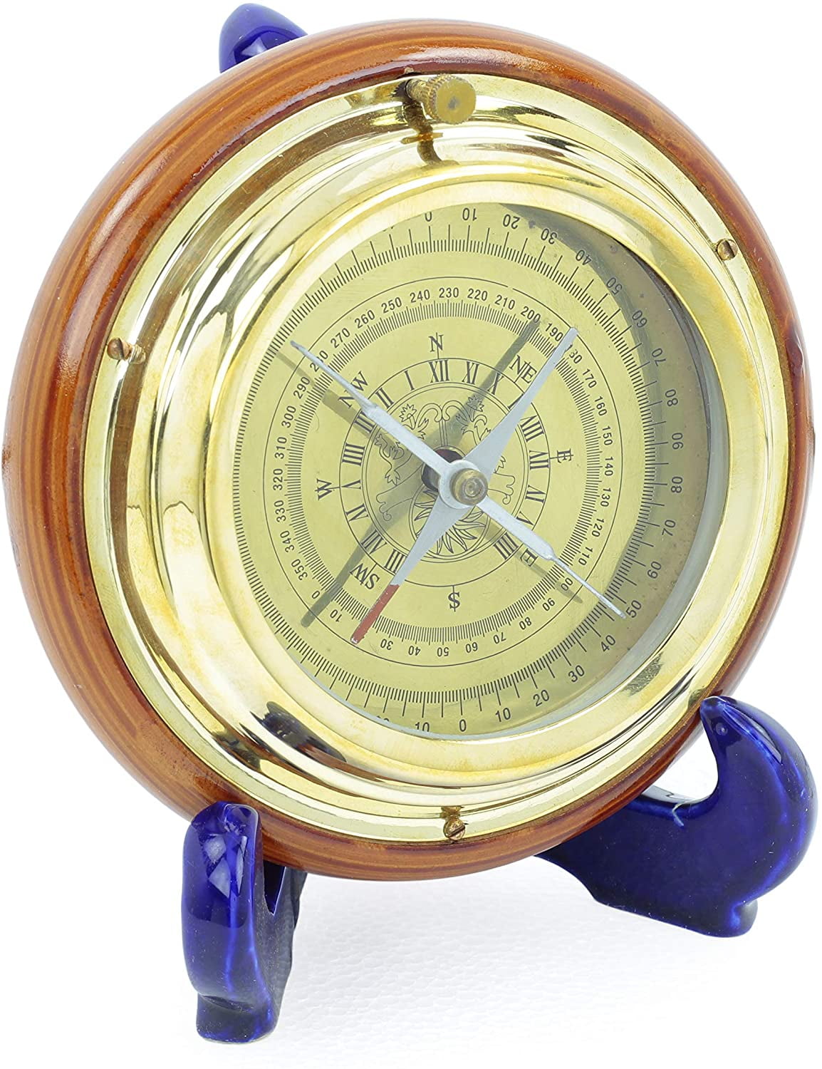 6" Quad Directional Compass On Rosewood Base - Walmart.com