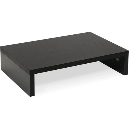 14.2 inch Monitor Stand Riser, Wood Monitor Riser with Storage for Desk ...