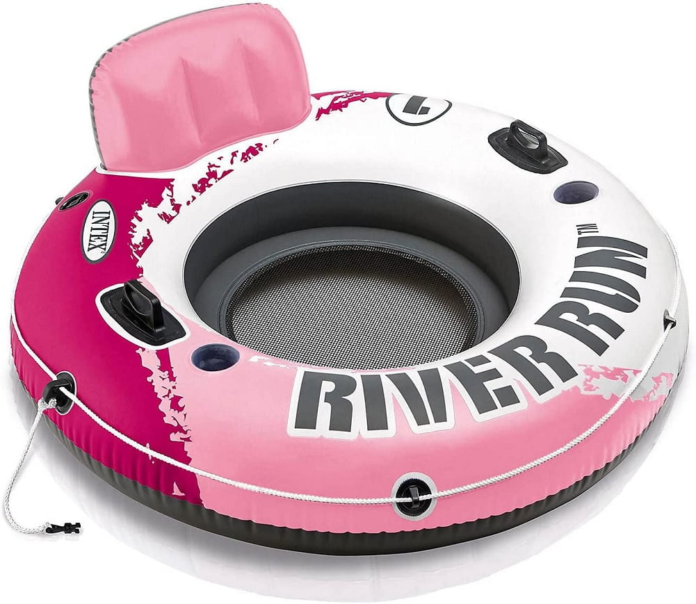 Intex Pink River Run I Sport Lounge, Inflatable Water Float, 53 ...