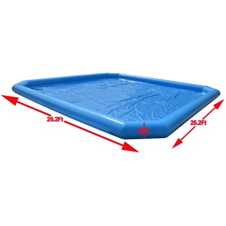 INTBUYING Inflatable Water Play Pool Summer Water Fun Water Play Mat ...