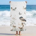 Butterfly Flower 2-in-1 Beach Towel Backpack,Quick Dry Beach Towel ...
