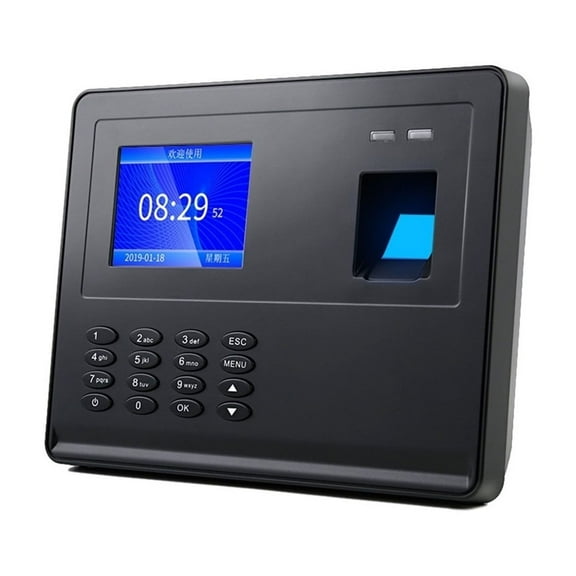 Miumaeov LCD Employee Attendance Punch Time Clock Office Staff Check In ...