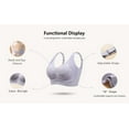 Daystry Plus Size Wirefree Lace Bra for Women Full Coverage No ...