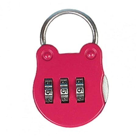 Great Digit Number Lock Easy Carry Convenient 6 Colors Outdoor Indoor 3 ...