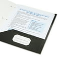 Pen+Gear Letter Size 2-Pocket Paper Folders, Black, 9.4" x 11.4", 10 ...