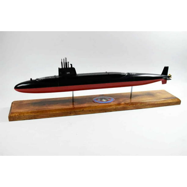 USS Andrew Jackson SSBN-619 Submarine Model,Navy,Scale Model,Mahogany ...
