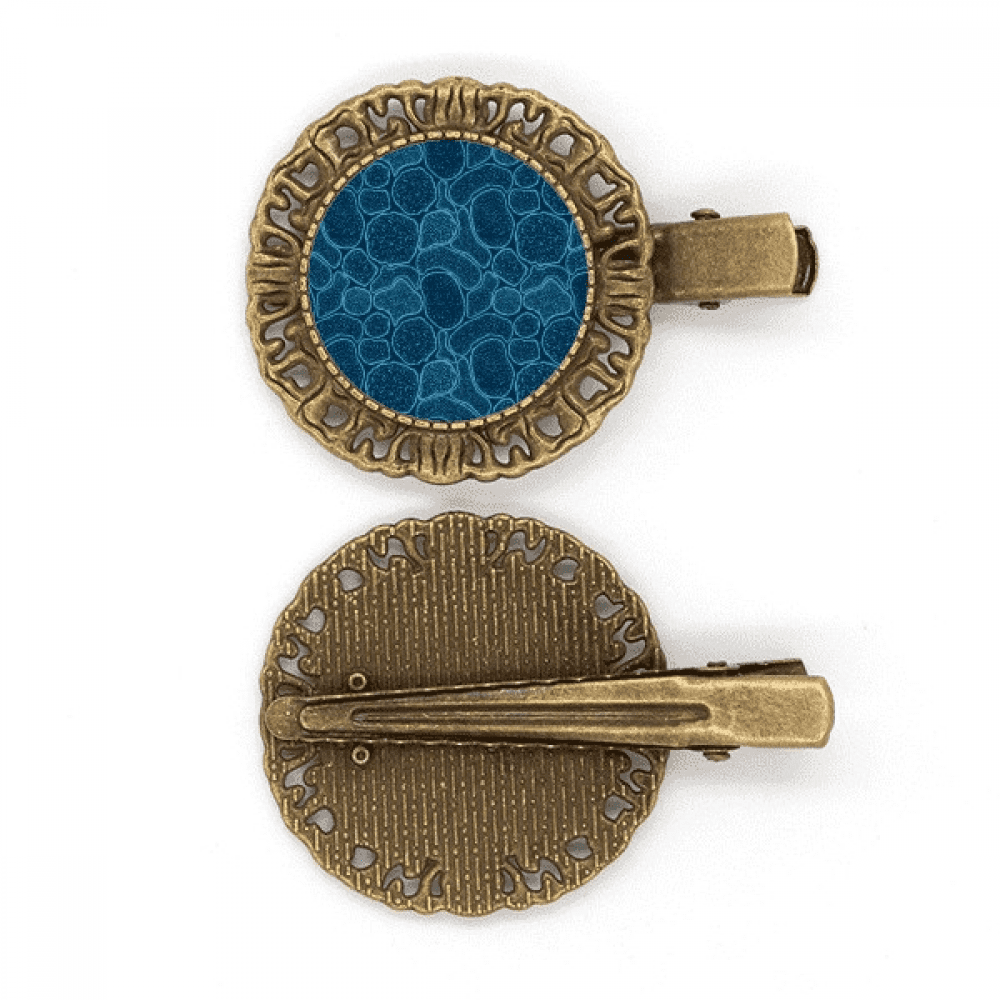 Blue Microscope Cells Structure Illustration Hairpin Headdress Brooch ...
