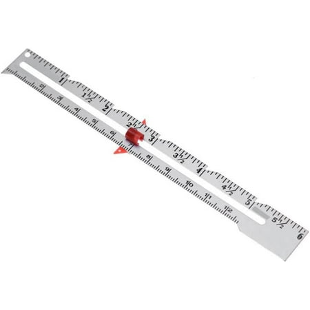 Sewing Gauge Sewing Measuring Tool Metal Sliding Gauge Practical Sewing ...