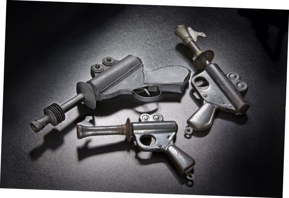 Vintage Toy Ray Guns Poster 24in x36in Art Poster 24x36 Multi-Color ...