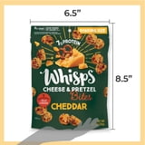 Whisps Baked Crisps Snacks: Cheddar Cheese & Pretzel Bites, 100% Real ...