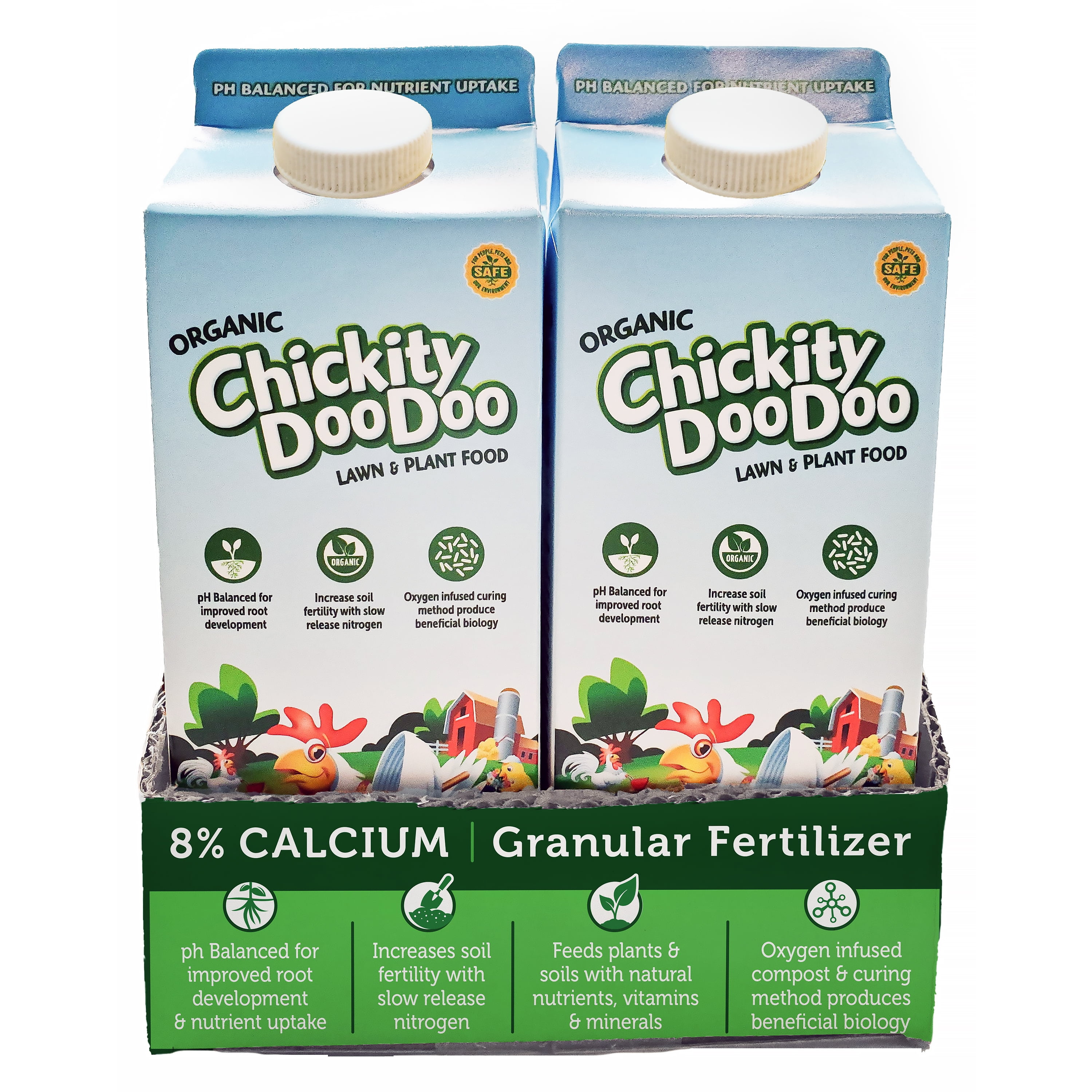 Chickity Doo Doo 2-4-3 Organic Plant Food Fertilizer, 1 Pound Shaker ...