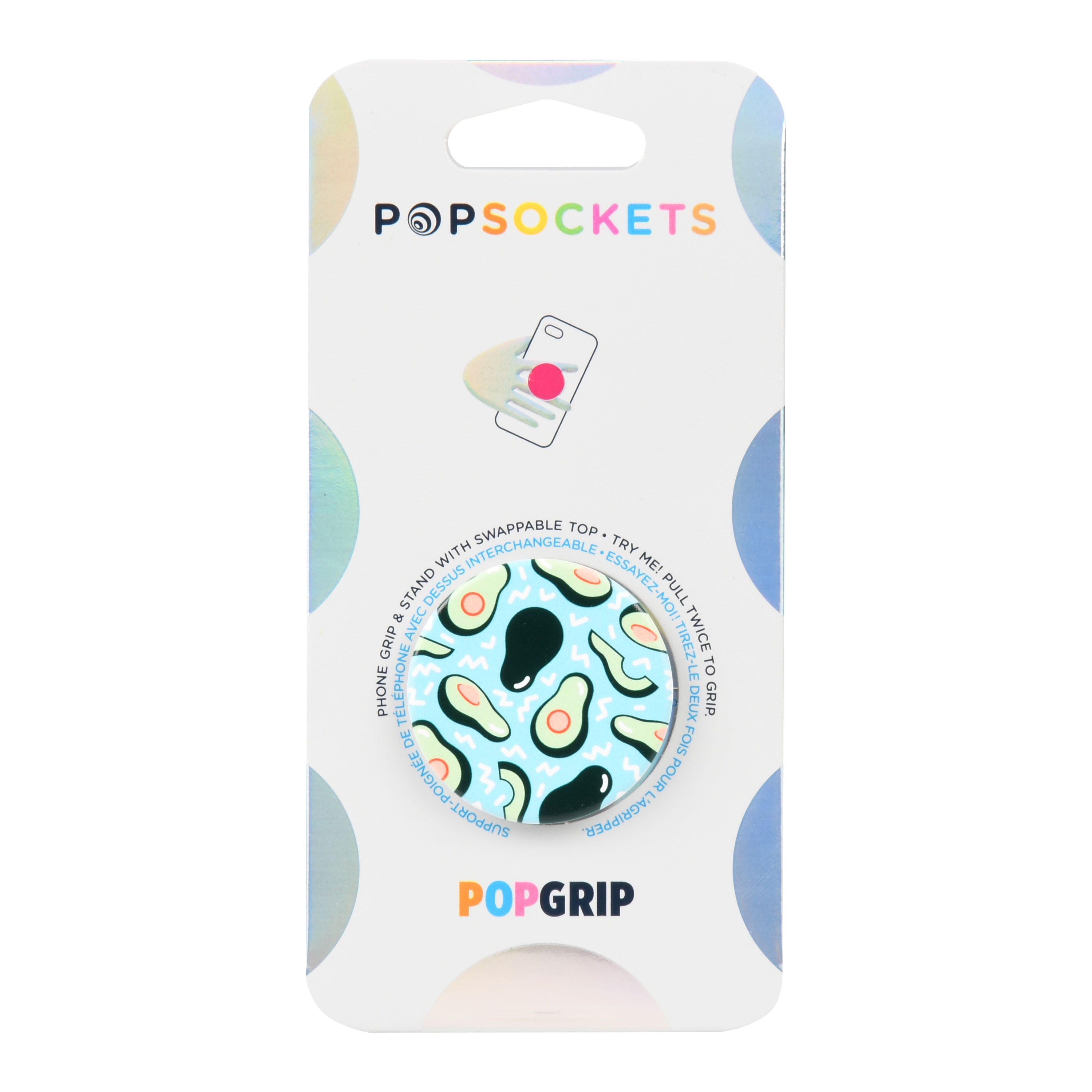PopSockets Avocado Party Cell Phone Grip – Walmart Inventory Checker ...