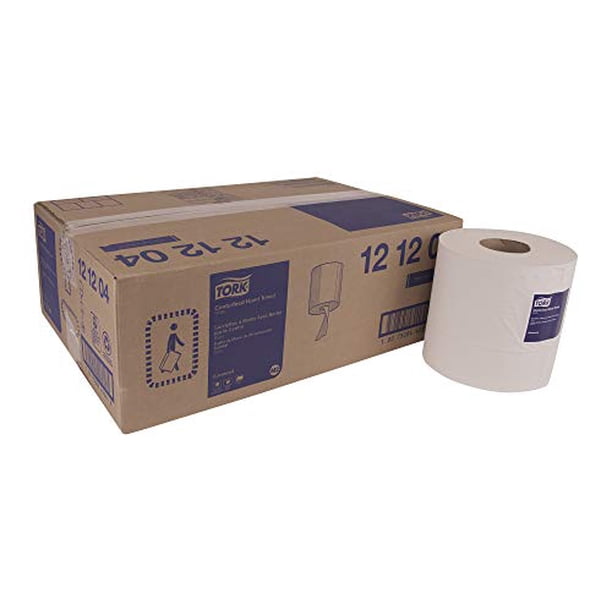 Tork Advanced 121204 Soft Centerfeed Hand Towel, 2-Ply, 7.6" Width x 11 ...