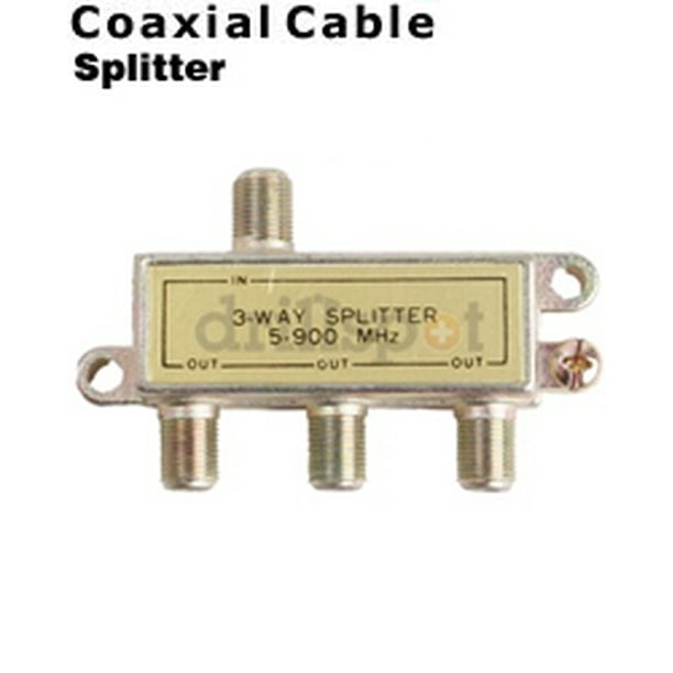 Leviton 40987-3 Three Way Splitter - Walmart.com - Walmart.com