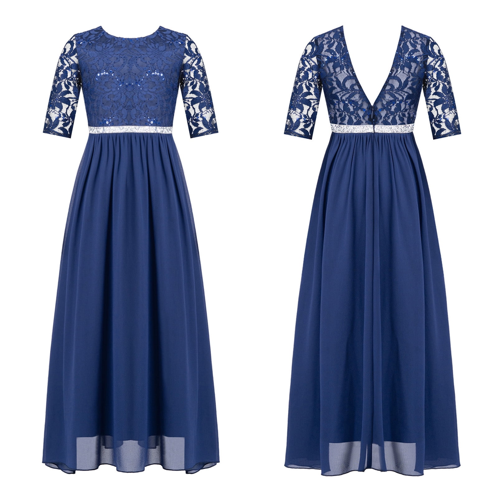 MSemis Kids Flower Girls Junior Bridesmaid Dress - Walmart.com