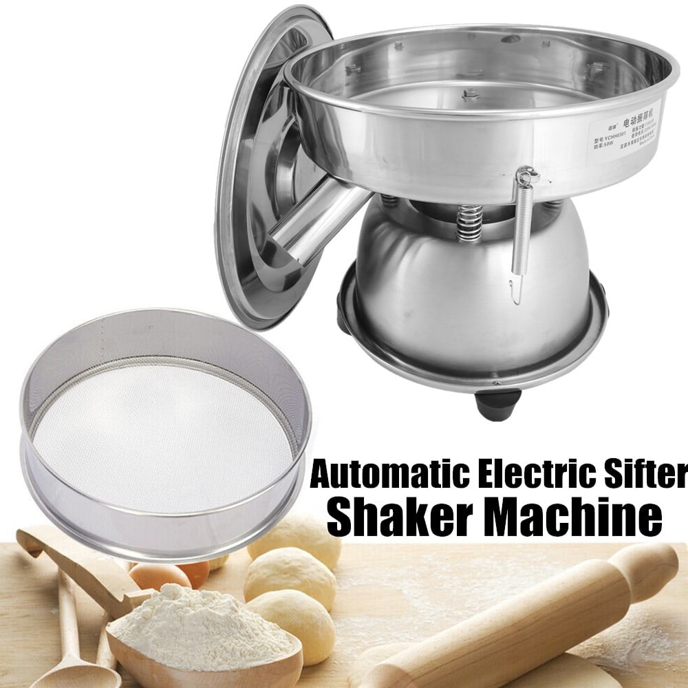 TOPCHANCES Automatic Sieve Shaker Included 30 Mesh Sifter Electric ...