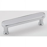 Alno A717-35 Moderne 3-1/2" Center To Center Flat Bar Solid Brass ...