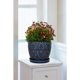 Trendspot Mediterranean 12" Round Blue Ceramic Planter - Walmart.com