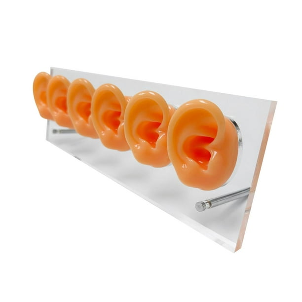 Soft Silicone Ear Models Practice Models for Piercings Organizer ...