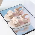 WUJGXI Comfortable Girls Sandals With Bow Detail Soft Foam Straps ...