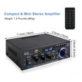 Bluetooth 5.0 Power Amplifier 300WX2 Output Max 800W Subwoofer Hi-Fi ...