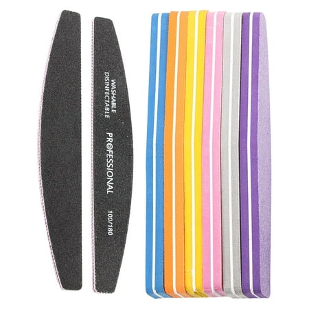 Fankiway Nail File Nail File 8 Piece Set Polishing Strip Manicure File ...