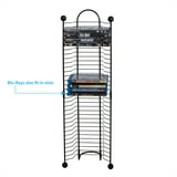 Atlantic 27" Nestable 32 CD/ DVD/ BluRay Storage Tower, Black - Walmart.com