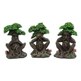 Wiccan Forest Spirit Deity See Hear Speak No Evil Greenman Tree Ents ...